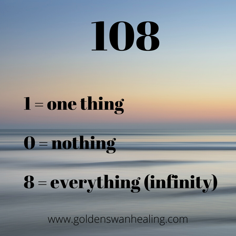 108 The Sacred Number Golden Swan Healing