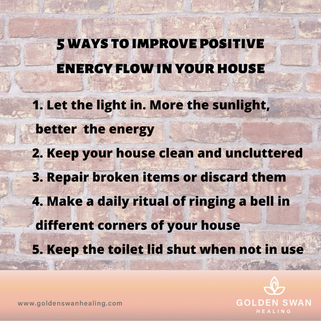 Positive energy at home – Golden Swan Healing